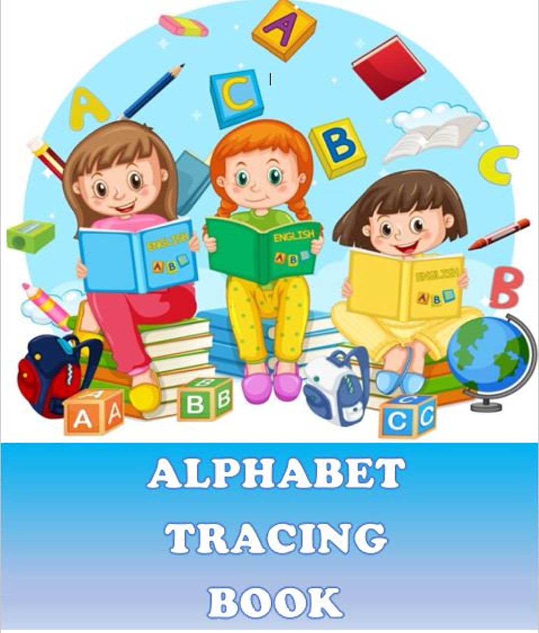 Printable Alphabet Letter Tracing Book, A to Z, Alphabet Tracing ...