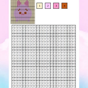 TSUM-TSUM Pixel Coloring for Children _ Printable Coding Pages for Kids ...