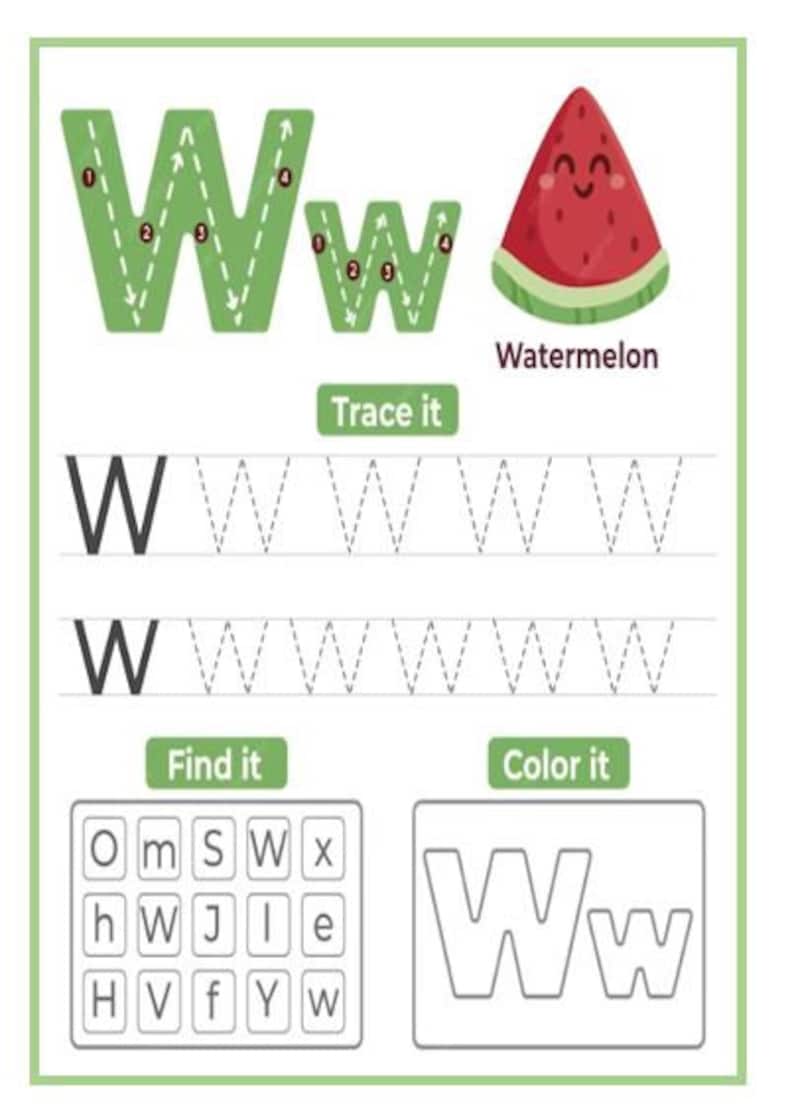 Printable Alphabet Letter Tracing Book, A to Z, Alphabet Tracing ...