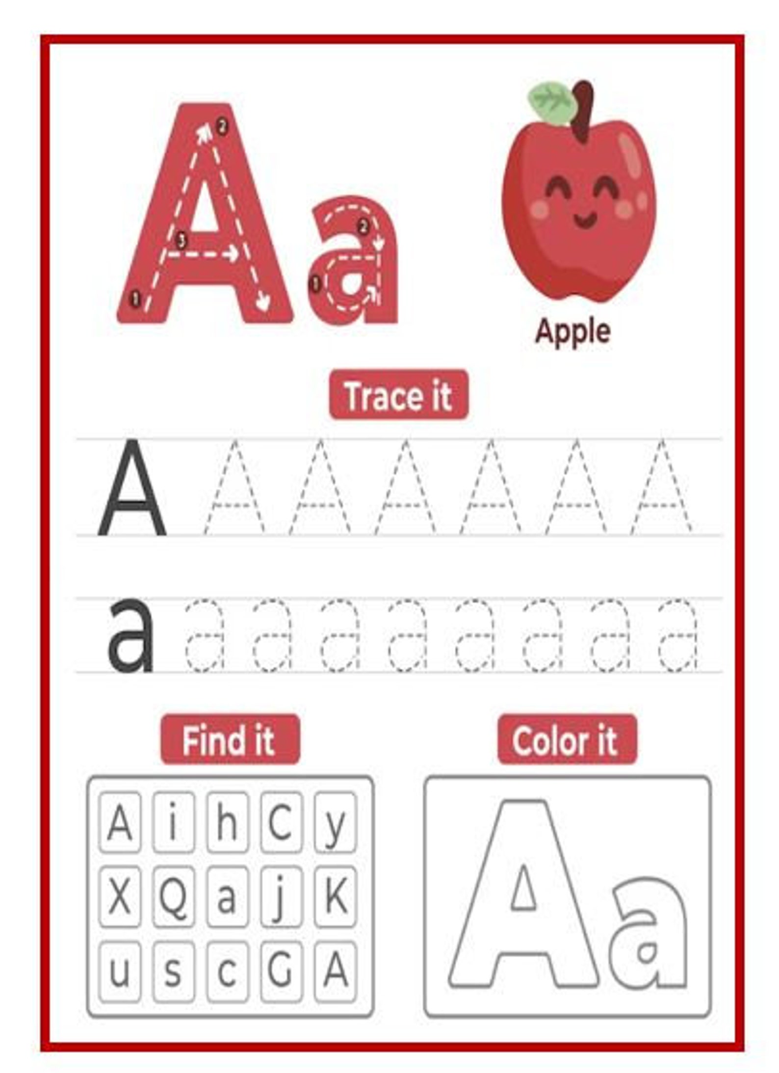 Printable Alphabet Letter Tracing Book, A to Z, Alphabet Tracing ...
