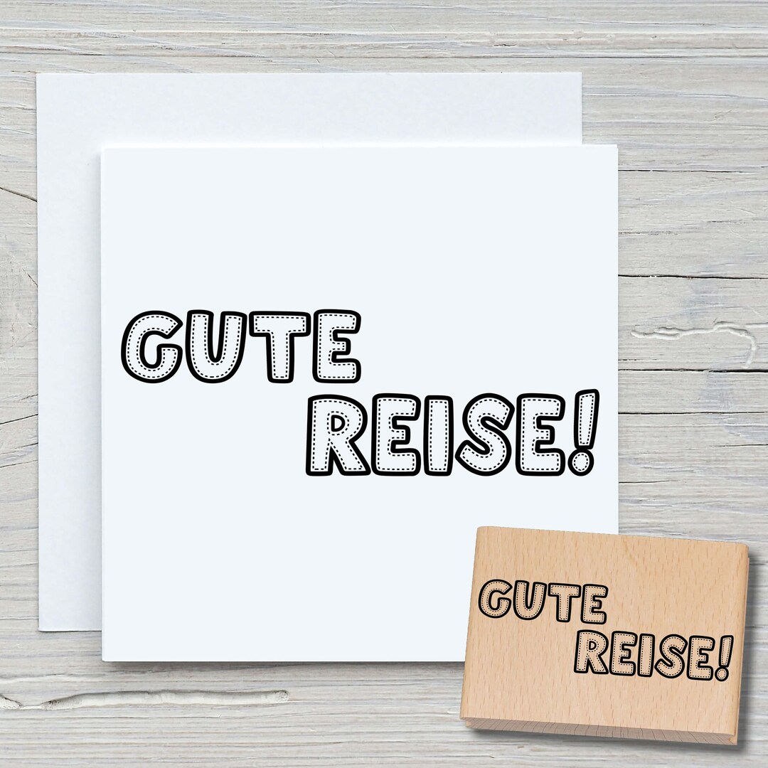Stamp Good Trip DIY Motif Stamp for Making Cards, Paper, Fabrics ...