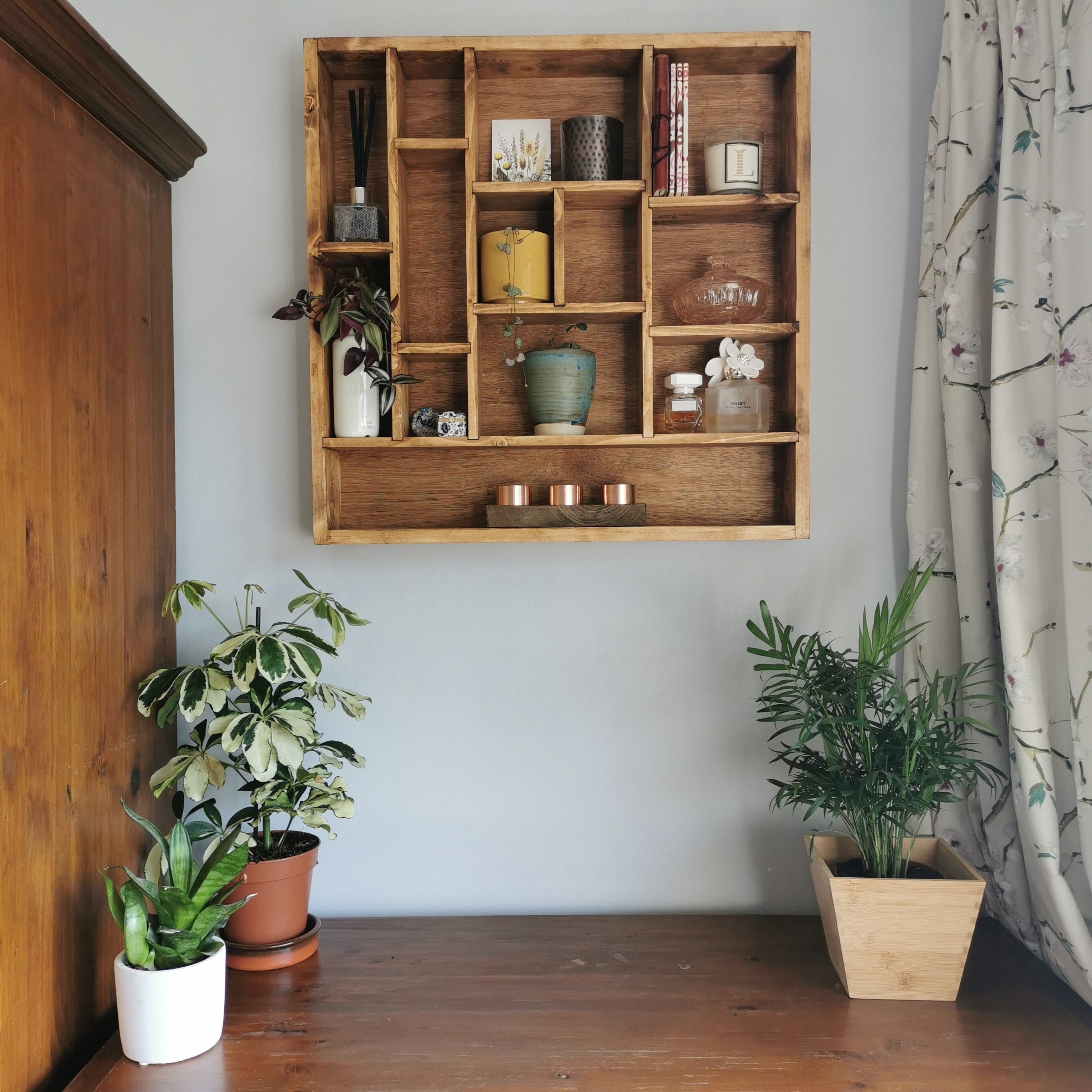 Letterpress Drawer Style Shelf Cubby Hole Shelves Display - Etsy UK