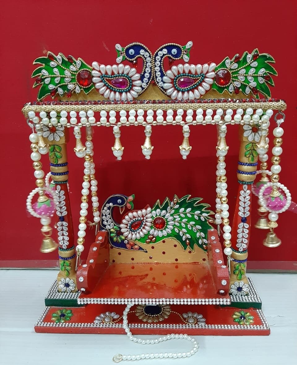 Big Size Lord Krishna Jhula Krishna Jhulla Nand Gopal Jhula Kanha Ji ...