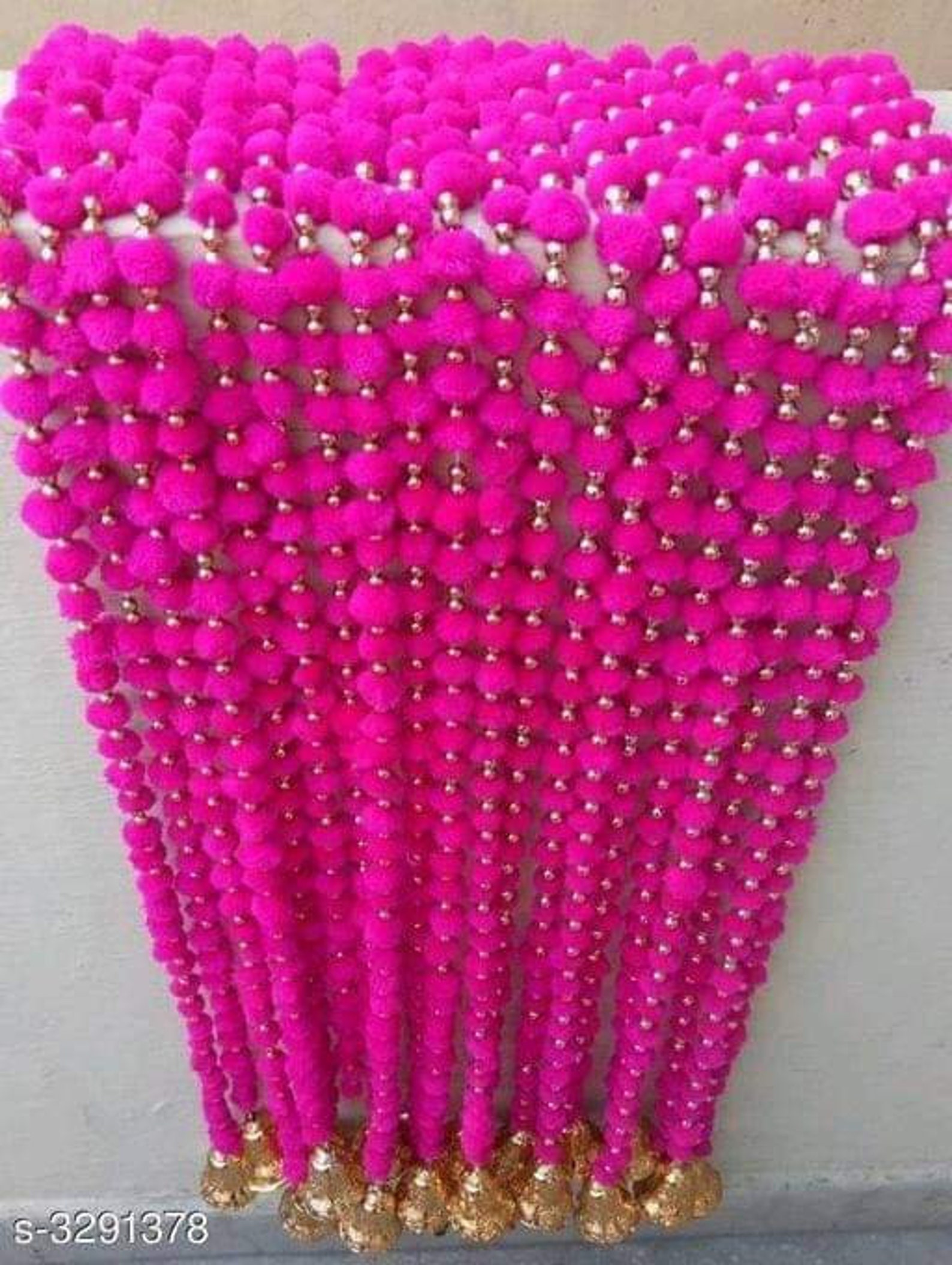 Sale on Indian Pink Color Artificial Decorative Pom Pom - Etsy