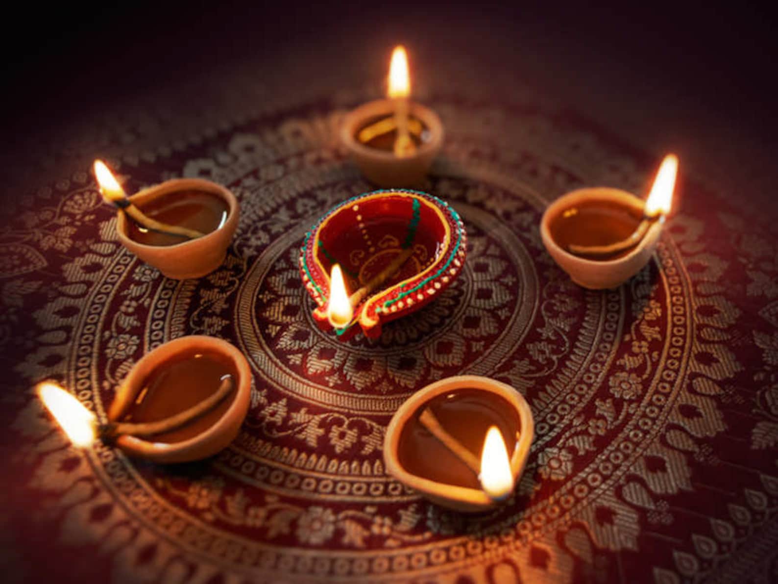 Clay diya pot Diwali lamp handmade diya mud clay hindu | Etsy