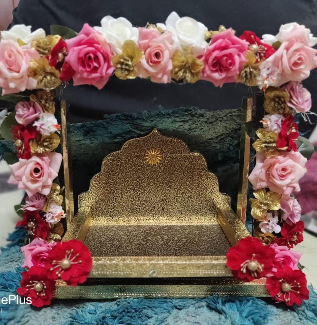 Lord Krishna Aasan Krishna Sinhasan Bal Gopal Singhasan Laddu Gopal ...