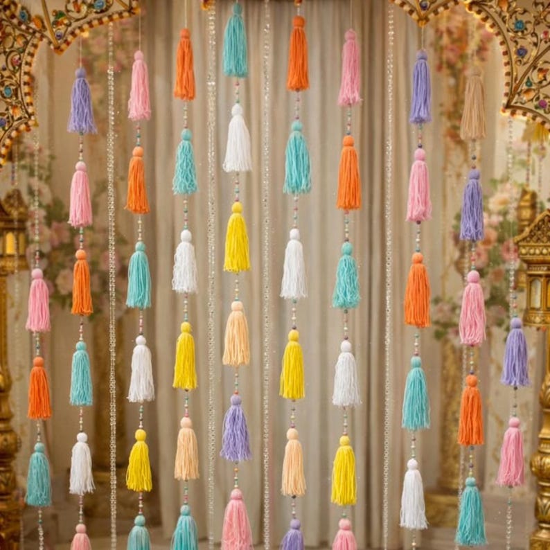 Mehndi & Haldi Decor Set – Mahendi Ceremony Backdrop Decor ...