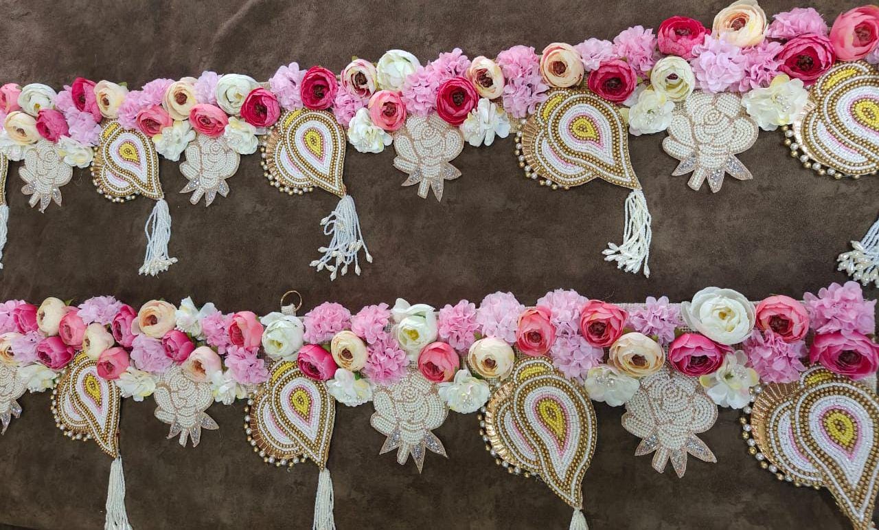 Boho Floral Toran: Ethnic Indian Door Hanging for Wedding Decor - Etsy