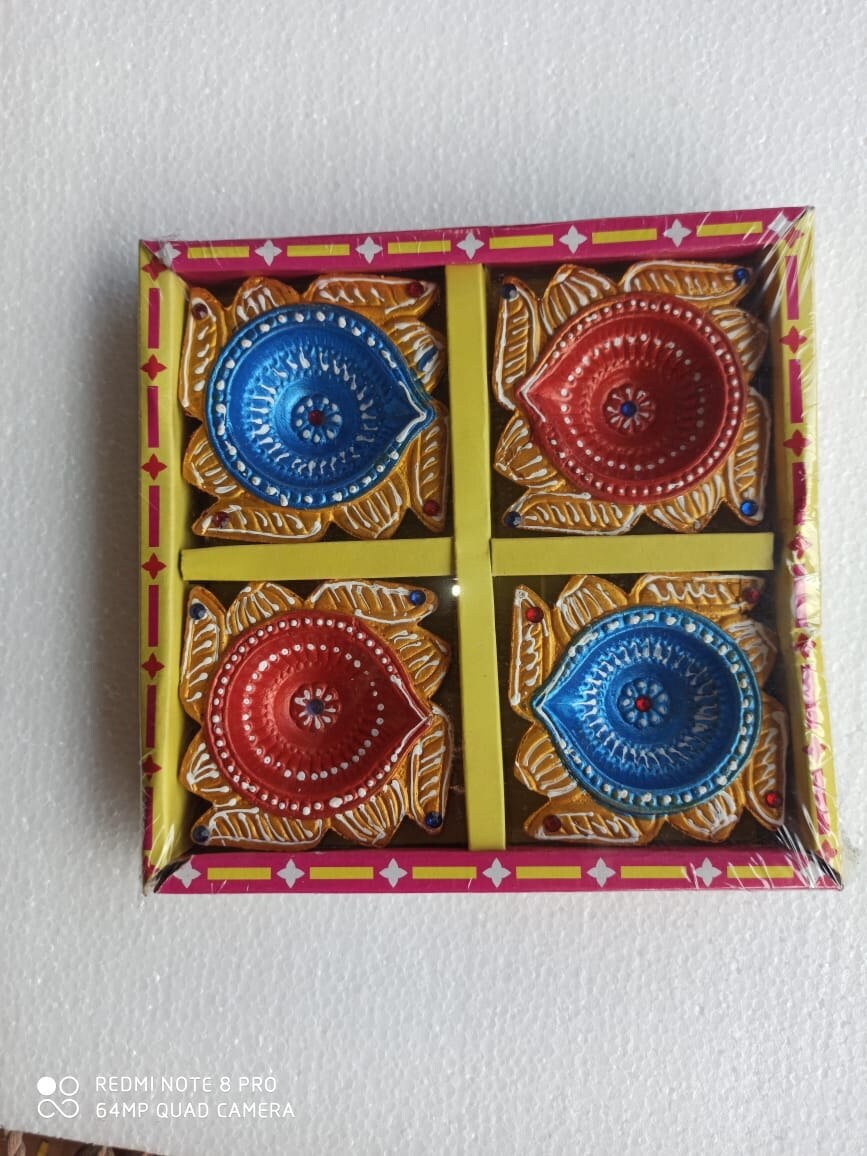 Handmade Colorful Diyas. Diya Dia for Diwali Diya for - Etsy
