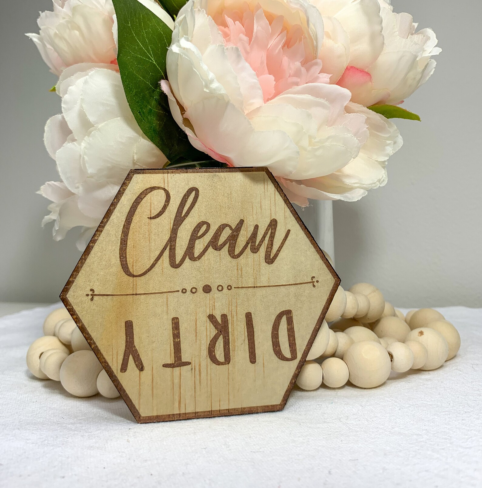 Wooden Dishwasher Clean Dirty Sign Engraved Dishwasher - Etsy