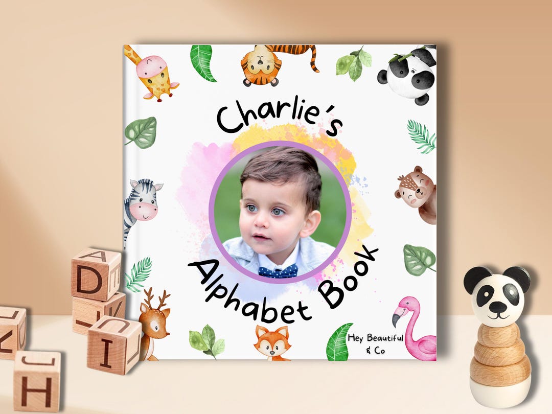 Baby's First ABC Book Personalised, Children's Custom Alphabet Picture ...