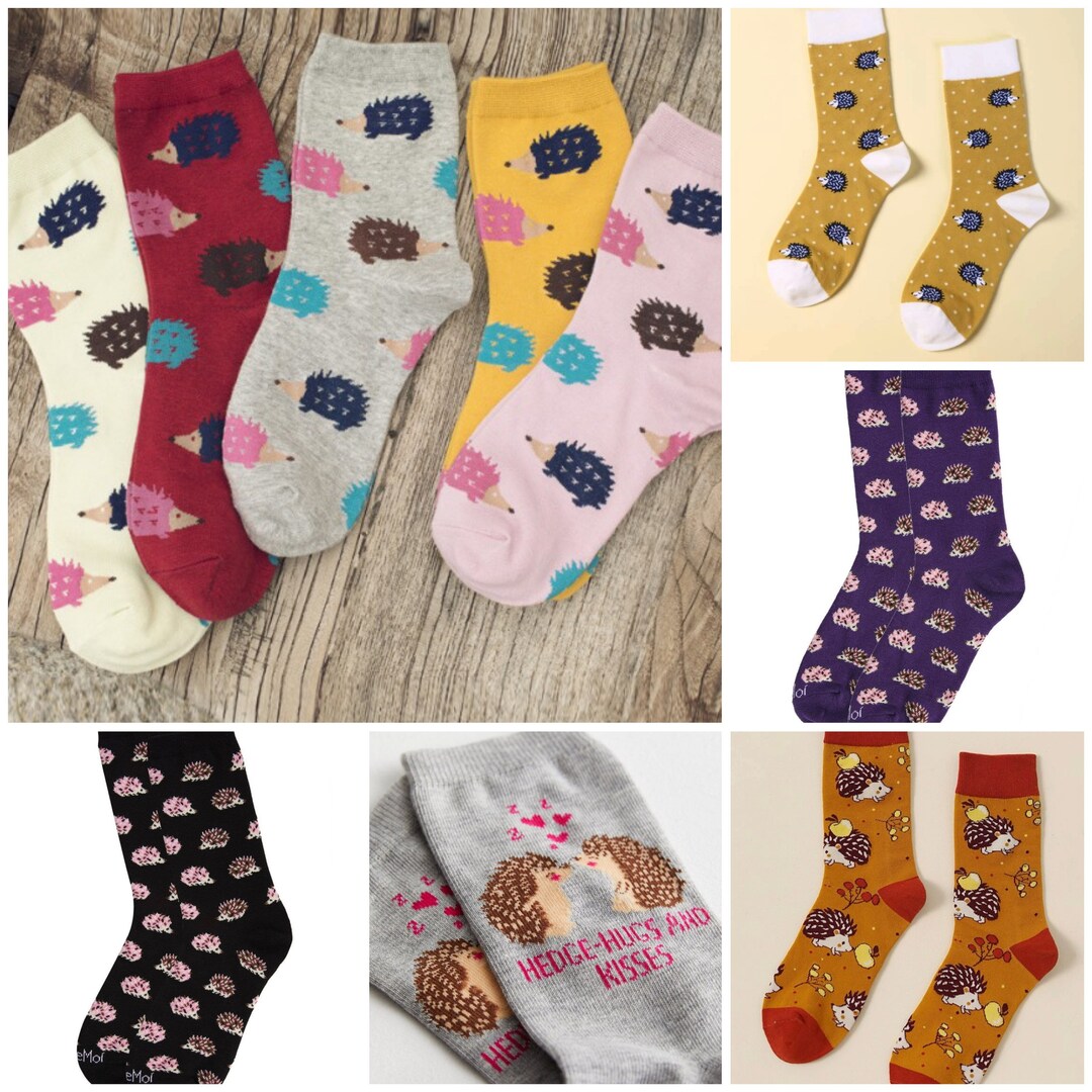 Hedgehog Socks Various Patterns and Quantities - Etsy UK