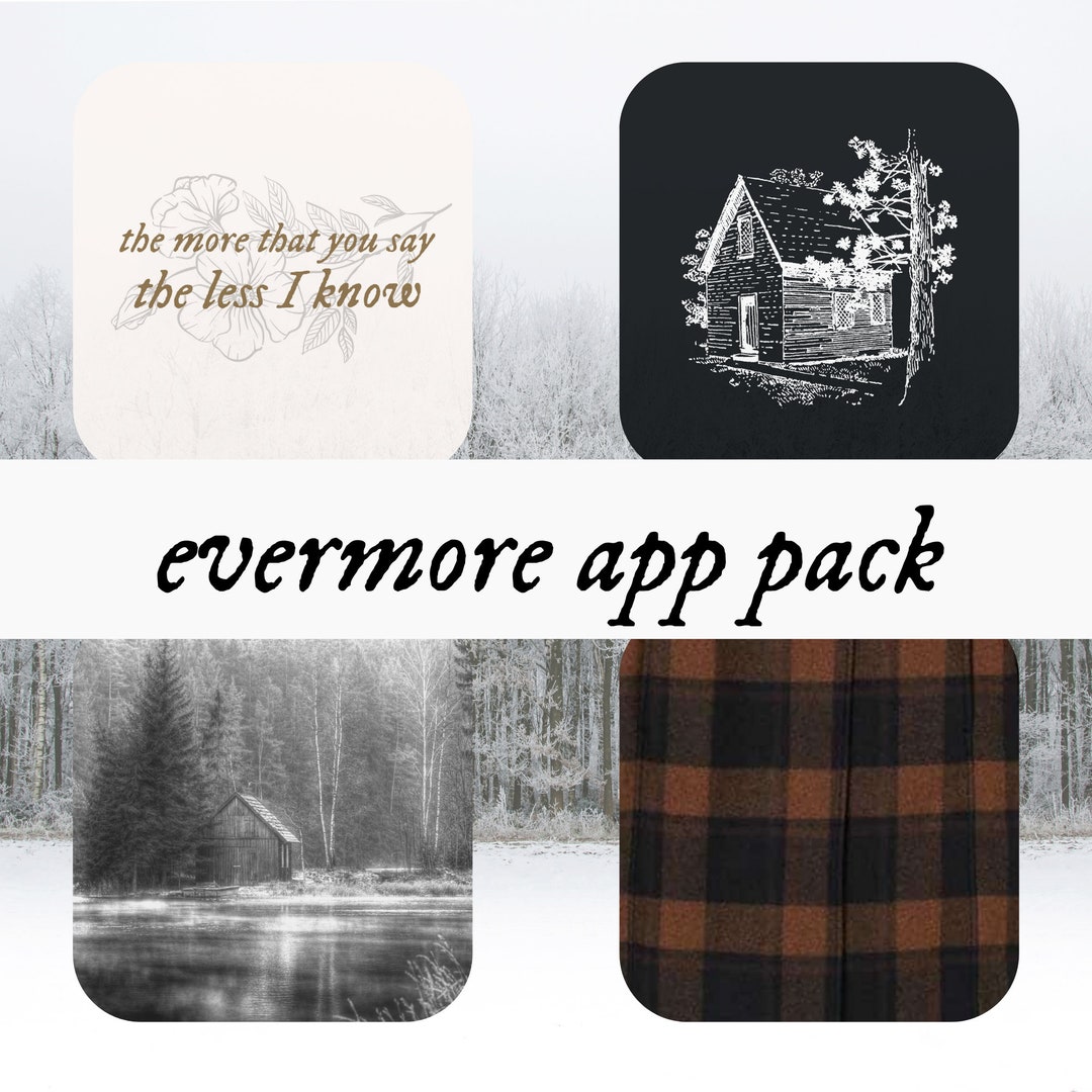 Evermore Inspired Taylor Swift App Pack 45 App Icons - Etsy