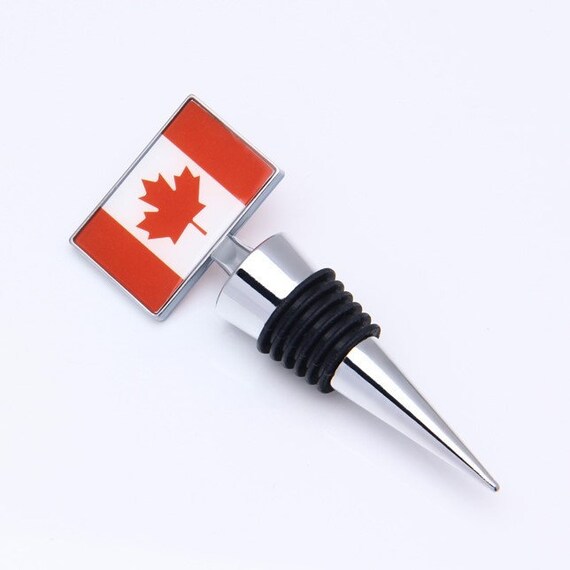 Canadá Bandera Wine Stopper Premium | Etsy