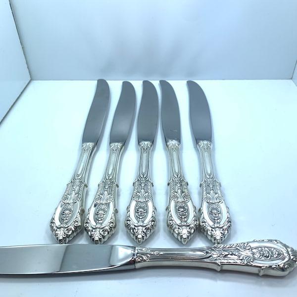 Wallace Rose Point Sterling Silver Flatware - Etsy