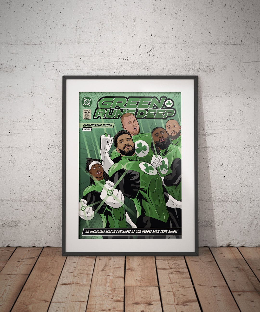 Green Runs Deep NBA 2024 Champions - Etsy
