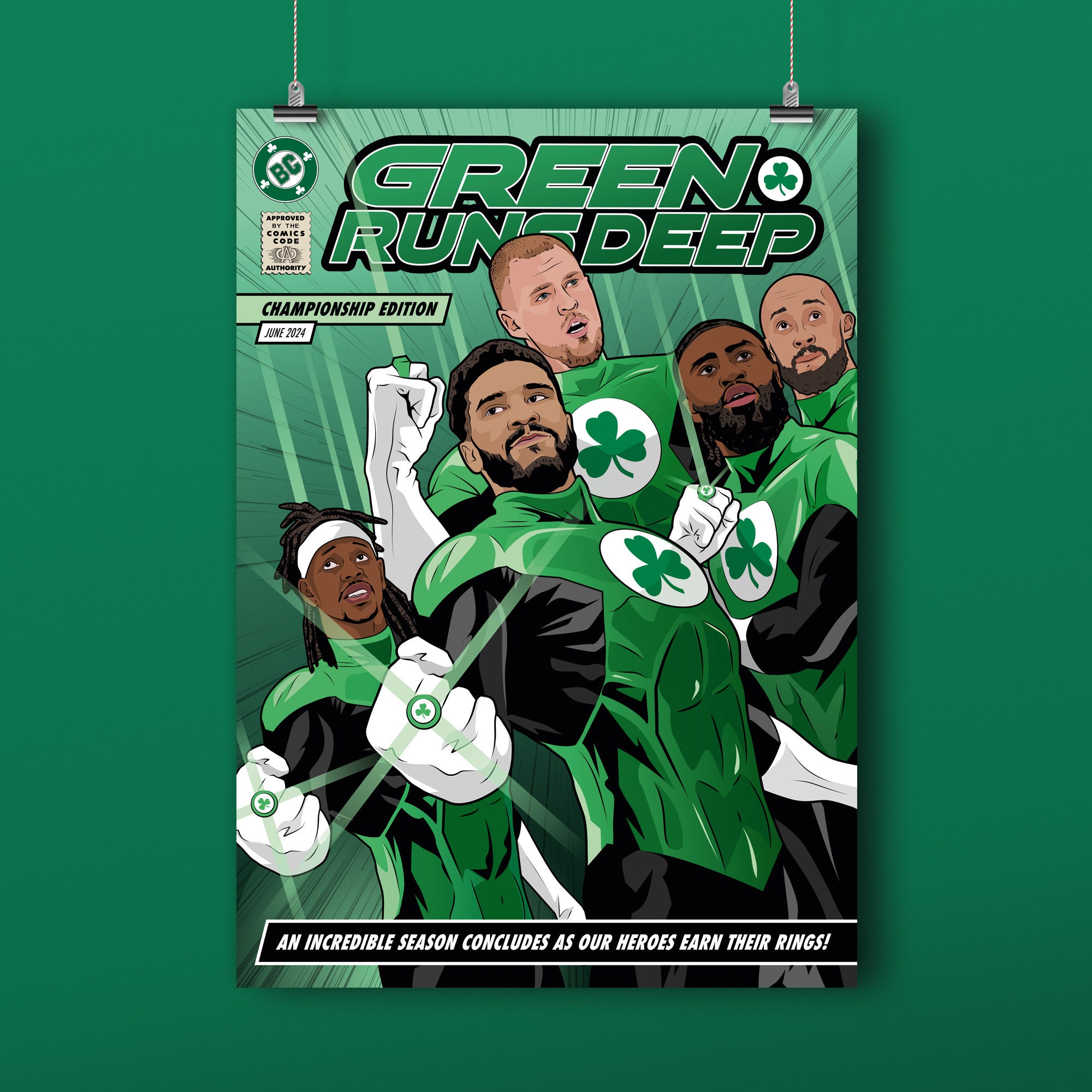 Green Runs Deep NBA 2024 Champions - Etsy