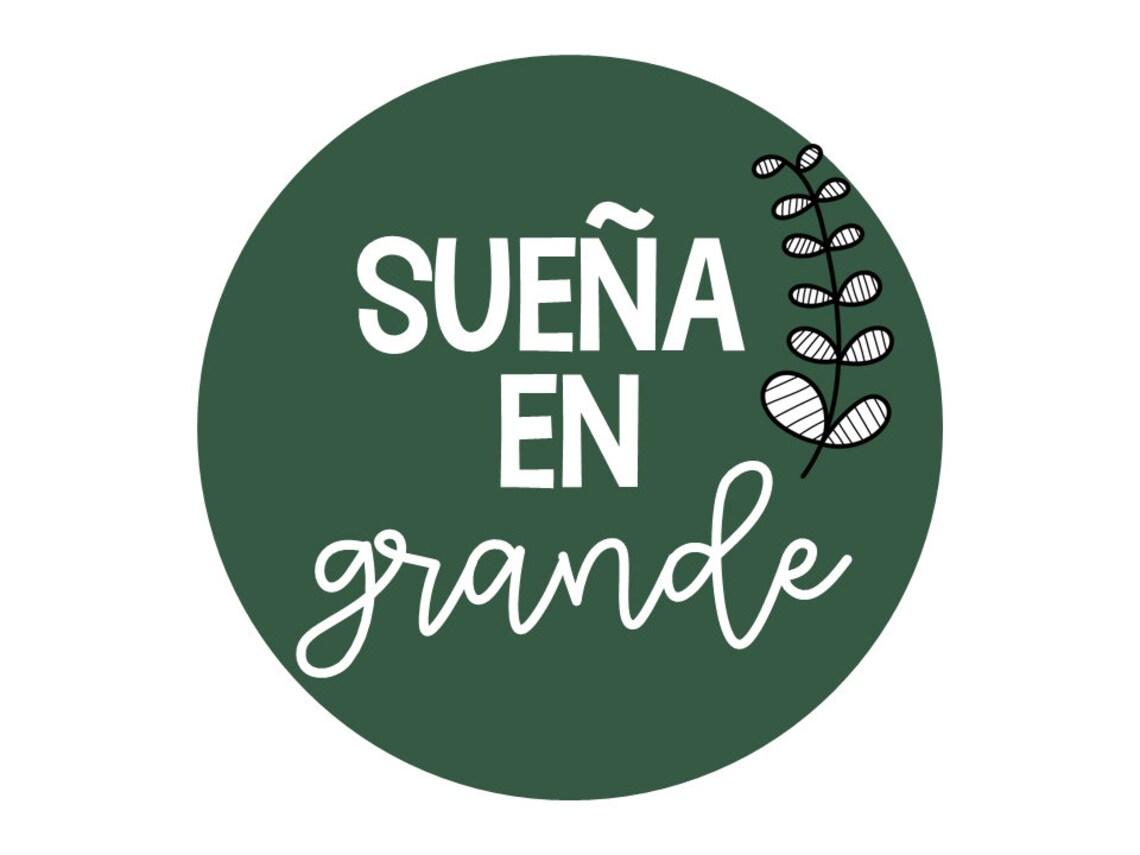 Round Motivational Posters Earth Tones Spanish - Etsy