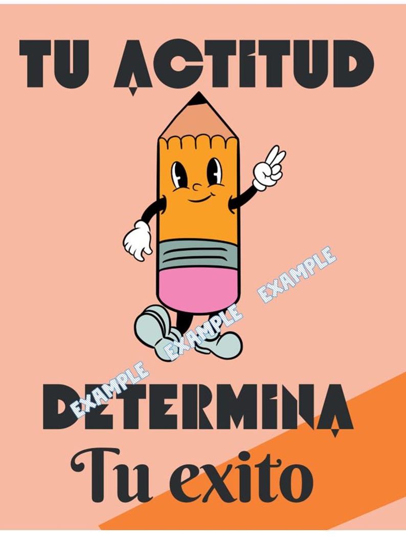 Retro Style Spanish Growth Mindset Posters for the Classroom - Etsy