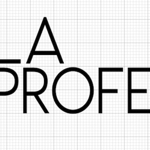 La Profe - Classic SVG - Etsy