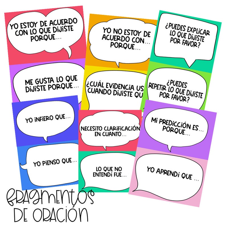 Rotulos Para El Salon (classroom Decor) Rainbow Theme - Etsy