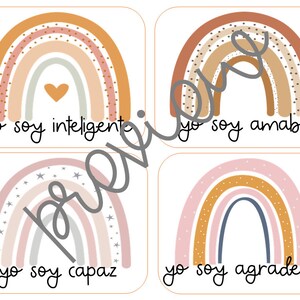 Boho Spanish Affirmation Cards - Etsy