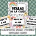 Spanish Retro Classroom Rules – Printable Wall Decor | Vintage-inspired ...