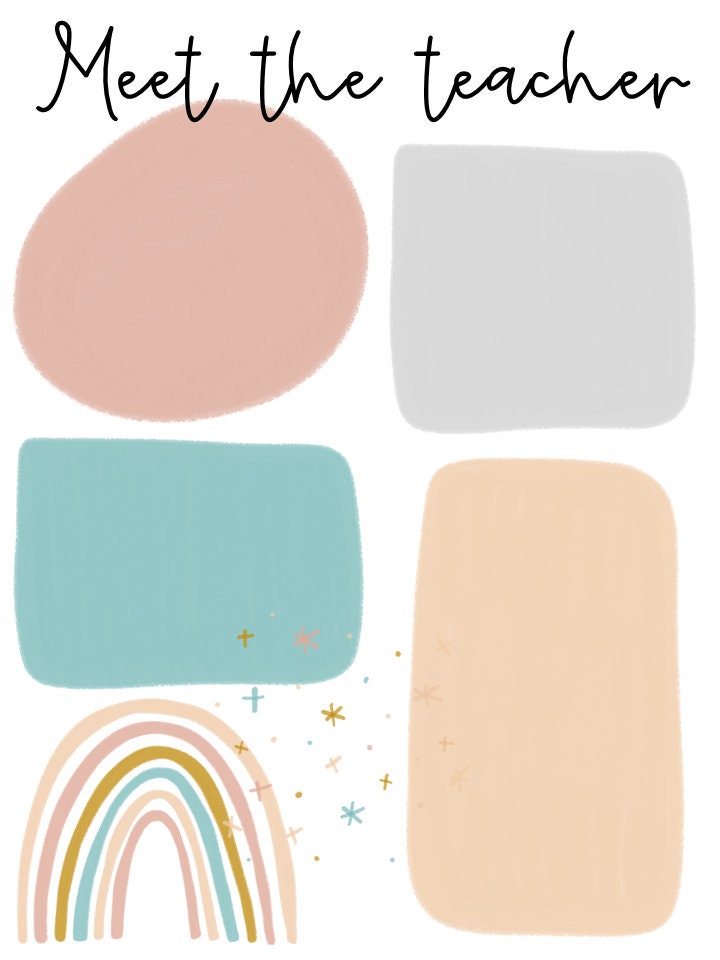 Meet the Teacher Templates ~ English AND Spanish ~growing Editable ...