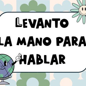 Spanish Retro Classroom Rules – Printable Wall Decor | Vintage-inspired ...