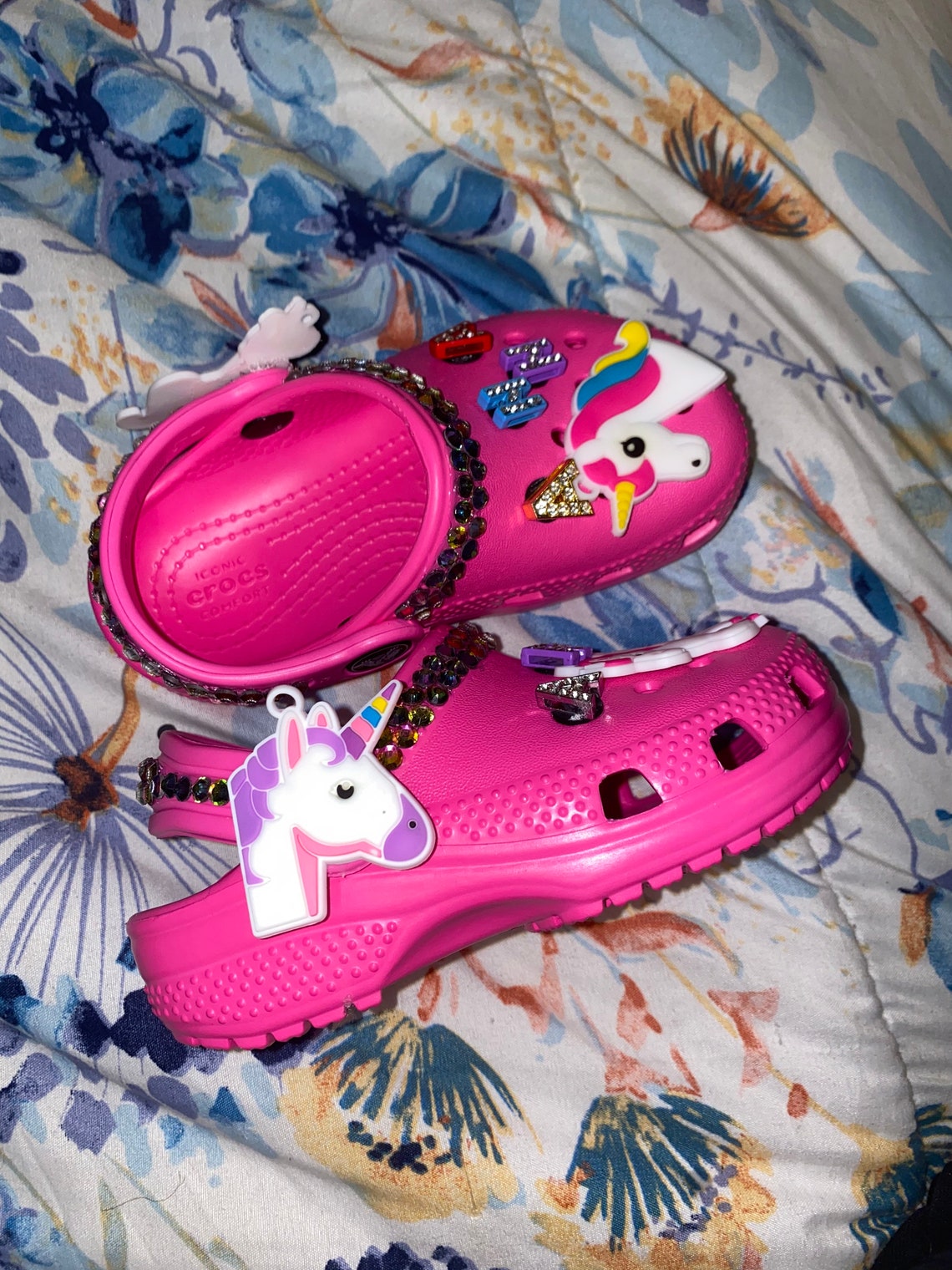 Toddler girls crocs | Etsy