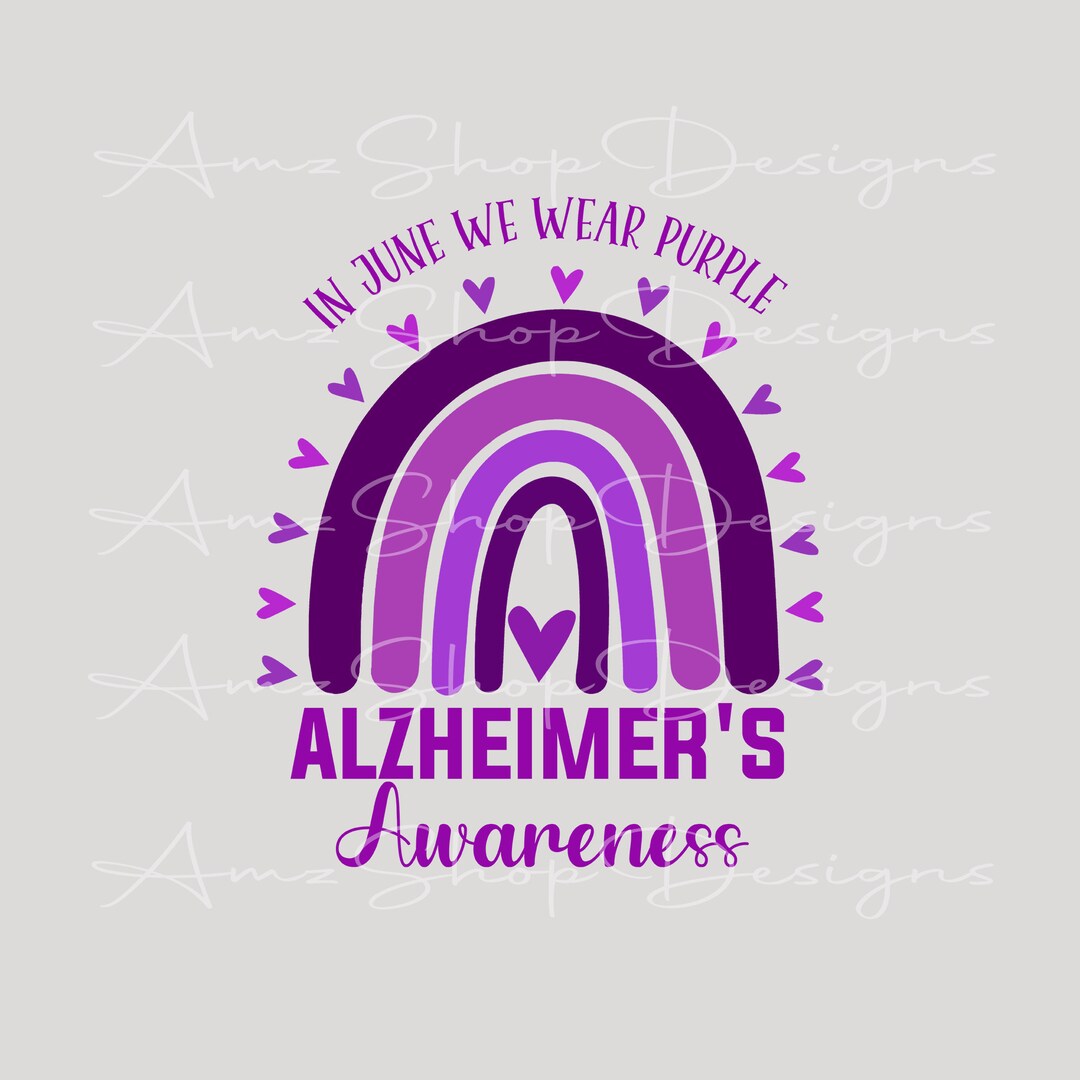 Alzheimer's Awareness PNG, Purple Rainbow Png, End Alzheimer's Png ...