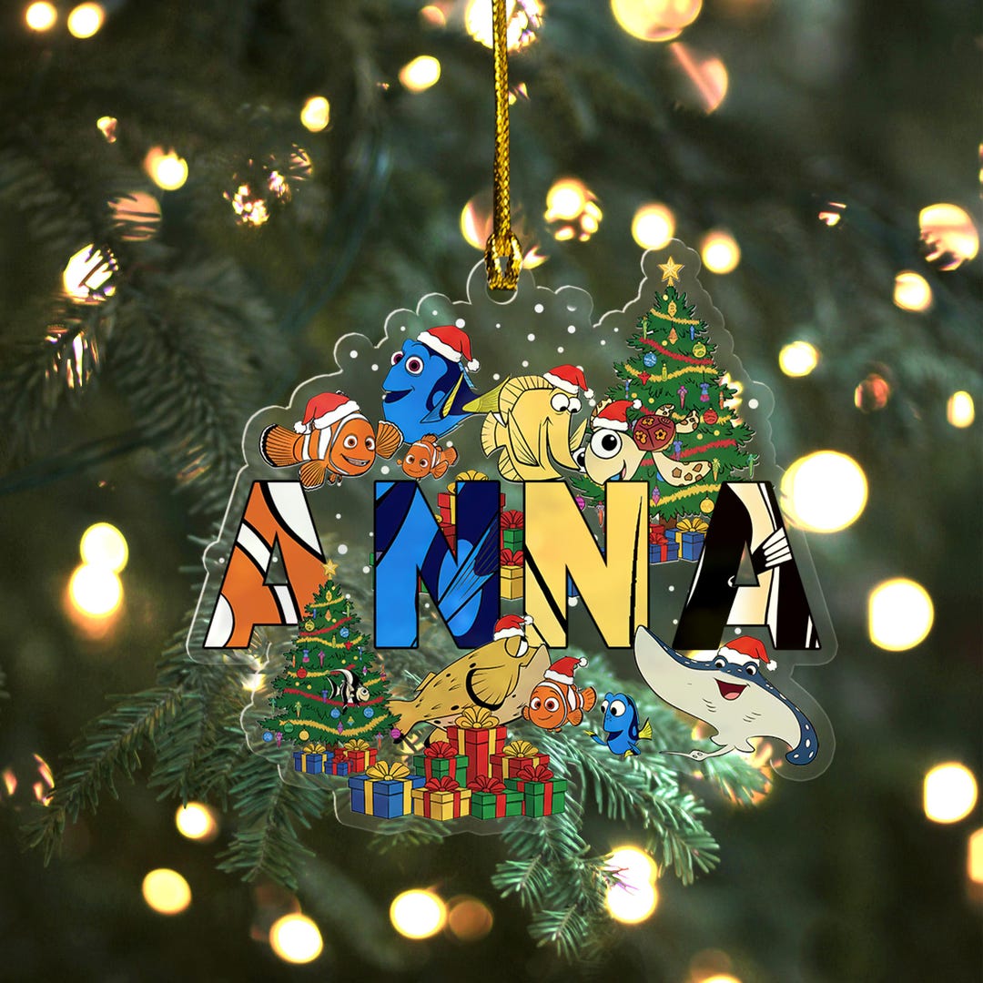 Finding Nemo Christmas Hologram Ornament, Nemo Dory Disney Christmas ...