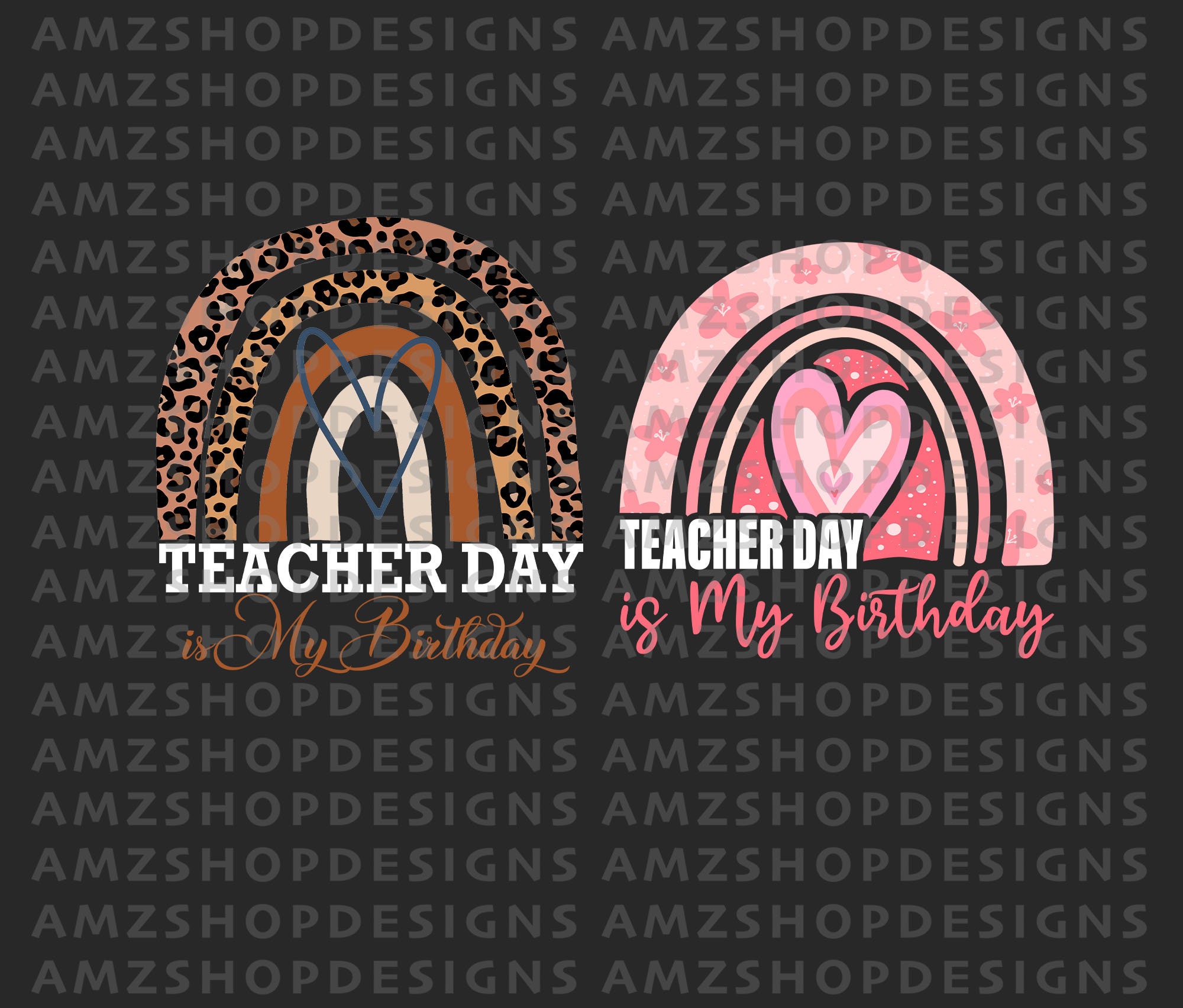 Teacher Day is My Birthday PNG - Etsy