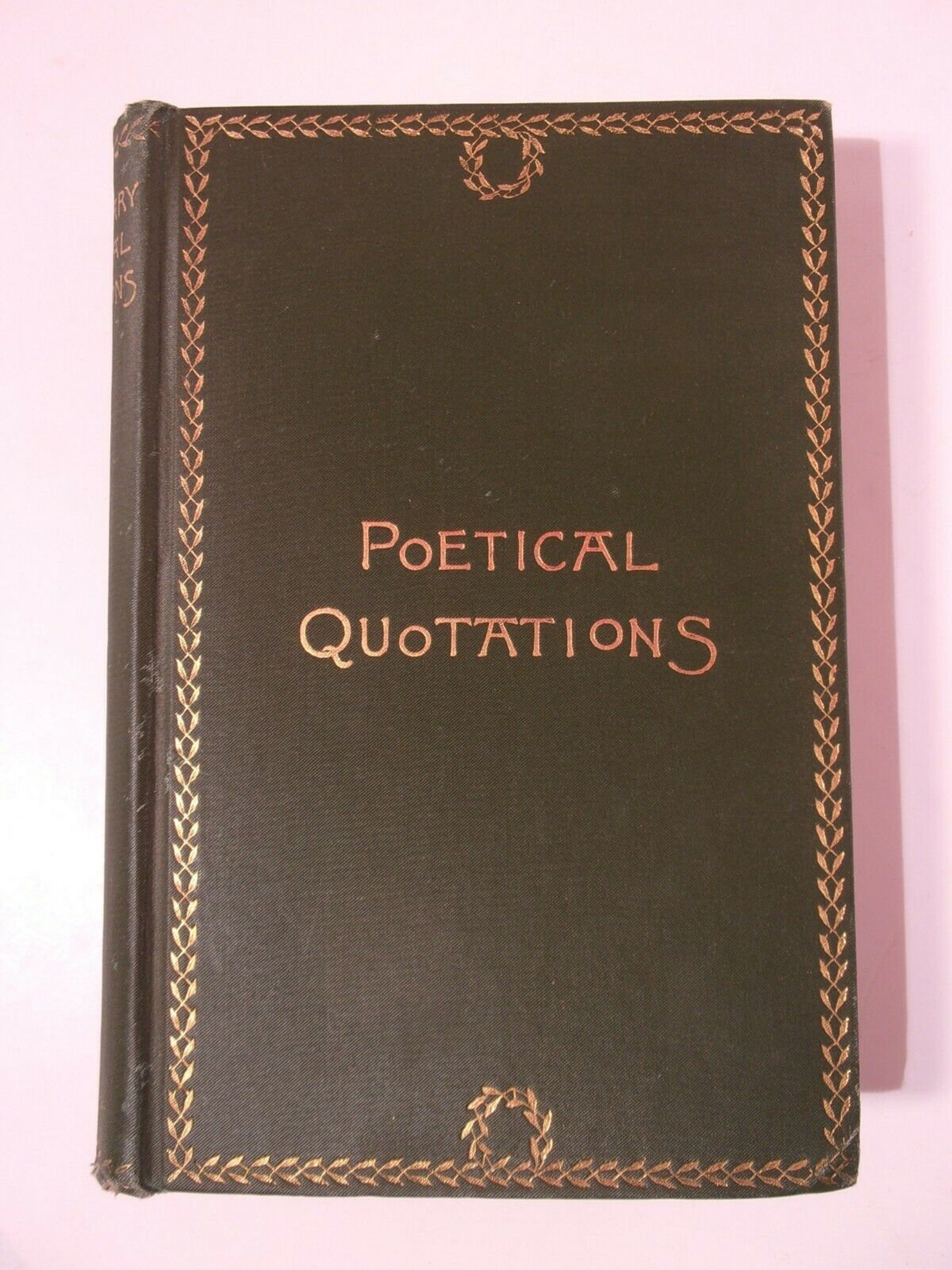 Vintage Antique Book Poetical Quotations Poems Poetry 1883 | Etsy