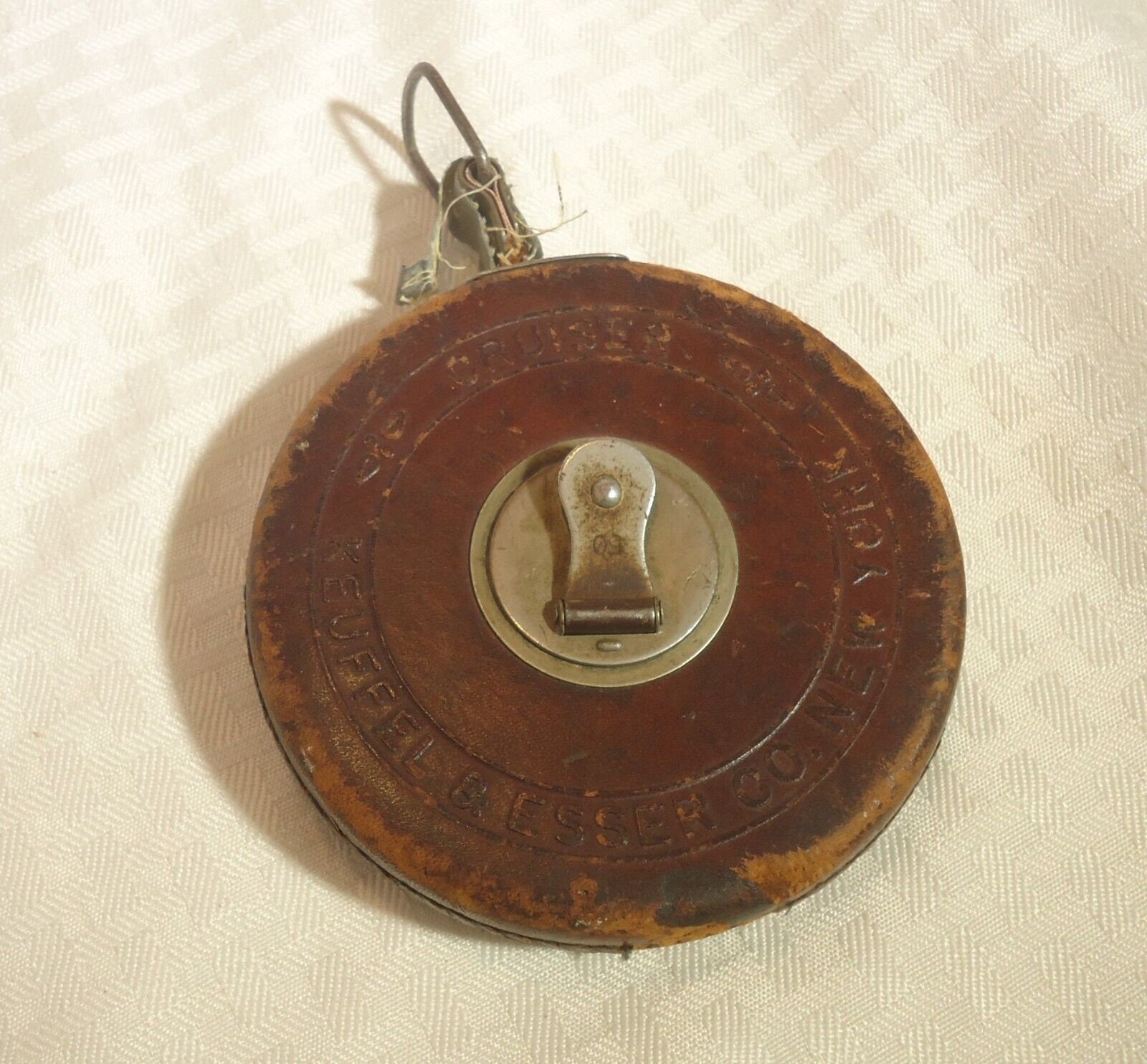 Vintage Keuffel Esser Co NY 100 Leather Measuring Metal Tape Patented 1924 Etsy UK