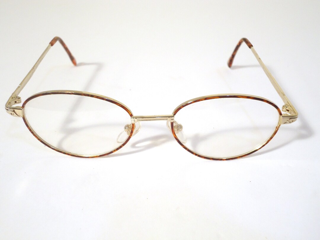 Metal Eyeglass Frames Model M98216 Gold Demi Amber 49-19 140 Lot 907 - Etsy