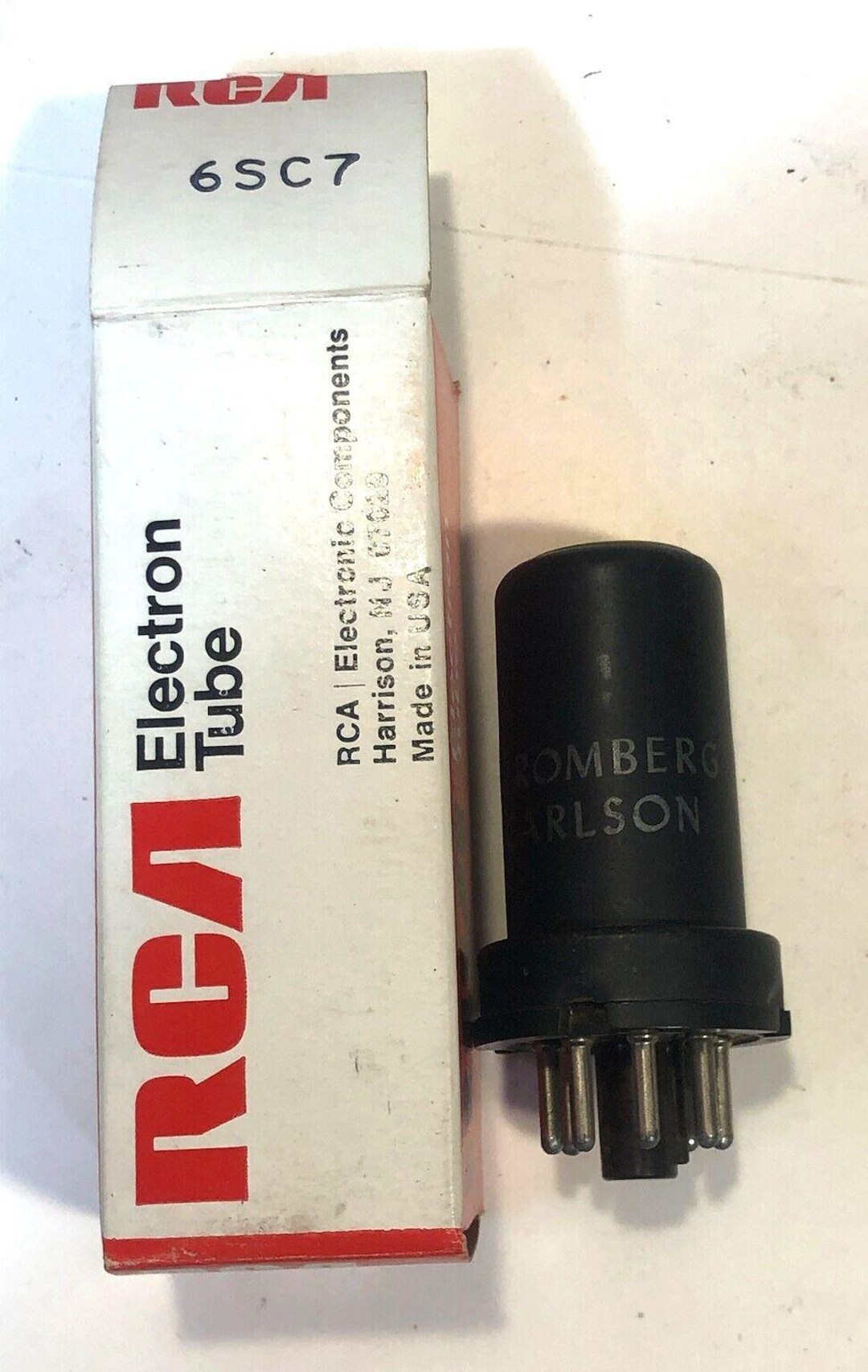 Stromberg Carlson 6SC7 Electron Amplifier Radio Vacuum Tube TV-7 Tested ...