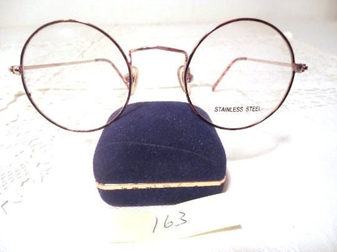 Harry Potter Round Metal Eyeglass Frames Demi Amber Gold 44/18 145 Lot ...