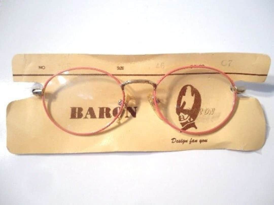 Lot of 25 Pairs Baron Eyeglass Frames Pink Vintage 46-18 135 - Etsy