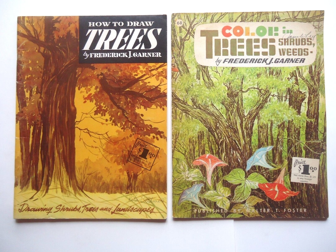 Walter Foster How to Draw & Paint Trees 68 3 W18 - Etsy