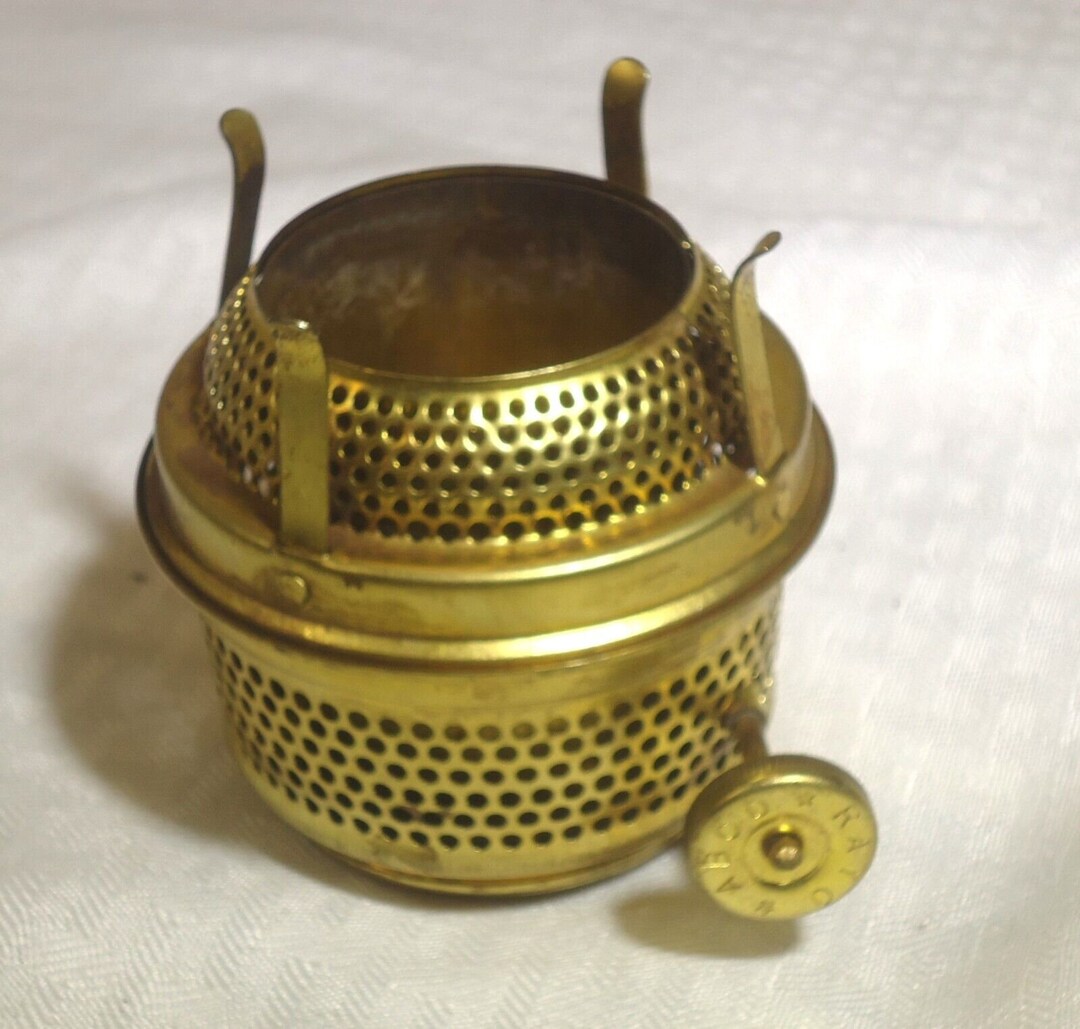 NOS Brass Replacement Kerosene Oil Burner W/ Gallery for RAYO Lamp by ...