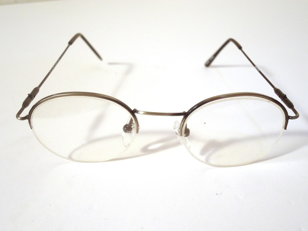 Metal Eyeglass Half Frames Model M98238 Pewter 47-18 135 Lot 897 - Etsy
