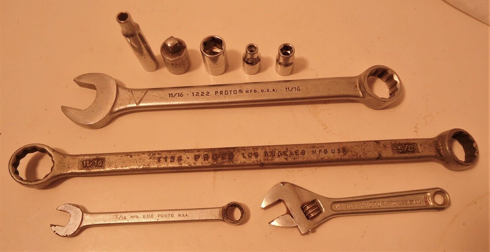 9 Vintage Proto Tools Sockets Wrenches 704 Crescent Adapter Box End - Etsy