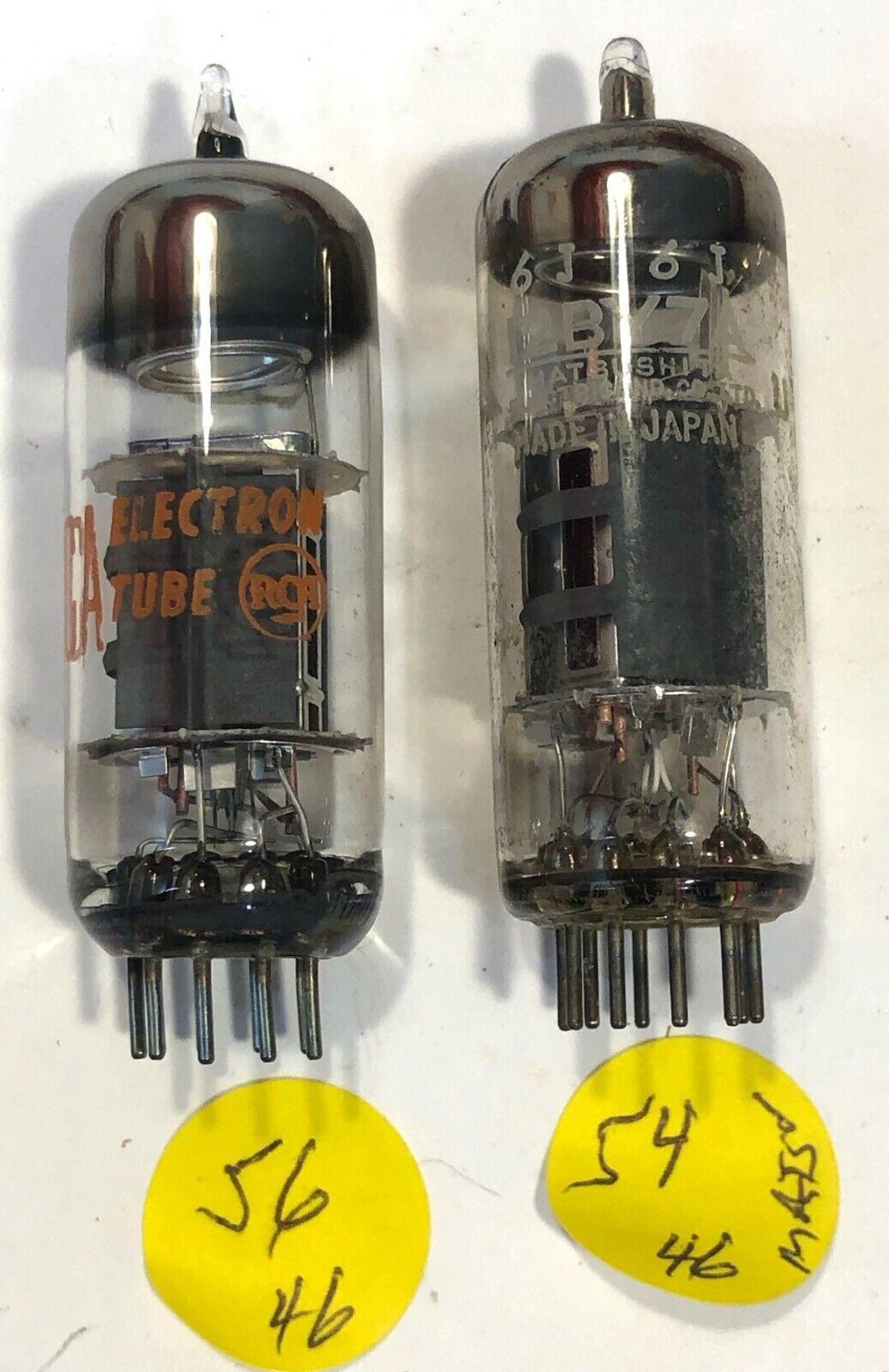 Matsushita RCA 12BY7A Amplifier Electron Vacuum Tubes TV-7 Tested S8 - Etsy