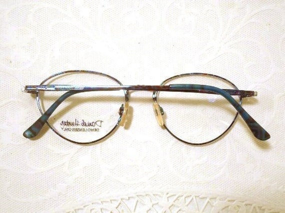Vintage Daniel Hunter Rem Eyeglass Frames Bonita Teal… - Gem