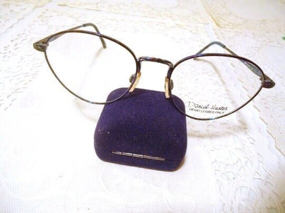 Vintage Daniel Hunter Rem Eyeglass Frames Bonita Teal… - Gem