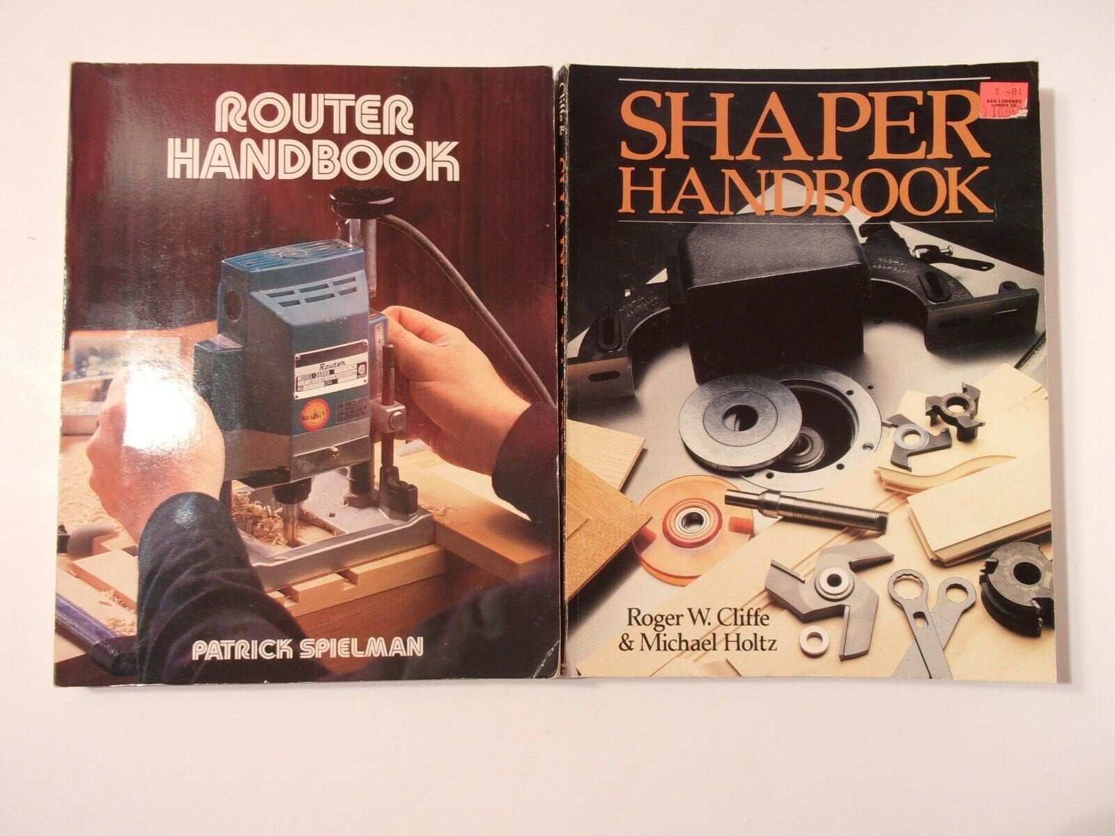 2 Woodworking Books Router Handbook Spielman Shaper Handbook Cliffe - Etsy