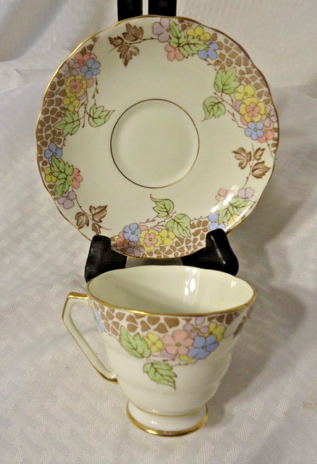 Radfords Fenton Cynthia Pattern Porcelain Teacup and Saucer England - Etsy