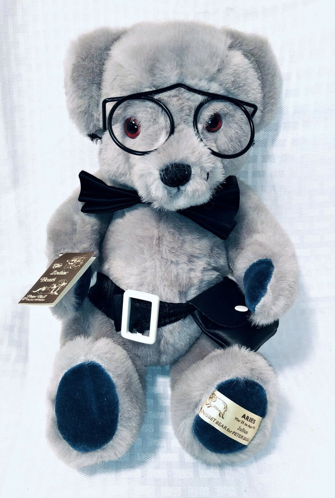 1984 Peter Bull the Zodiac Bear Aries Julius Plush 14" #154/1000 - Etsy