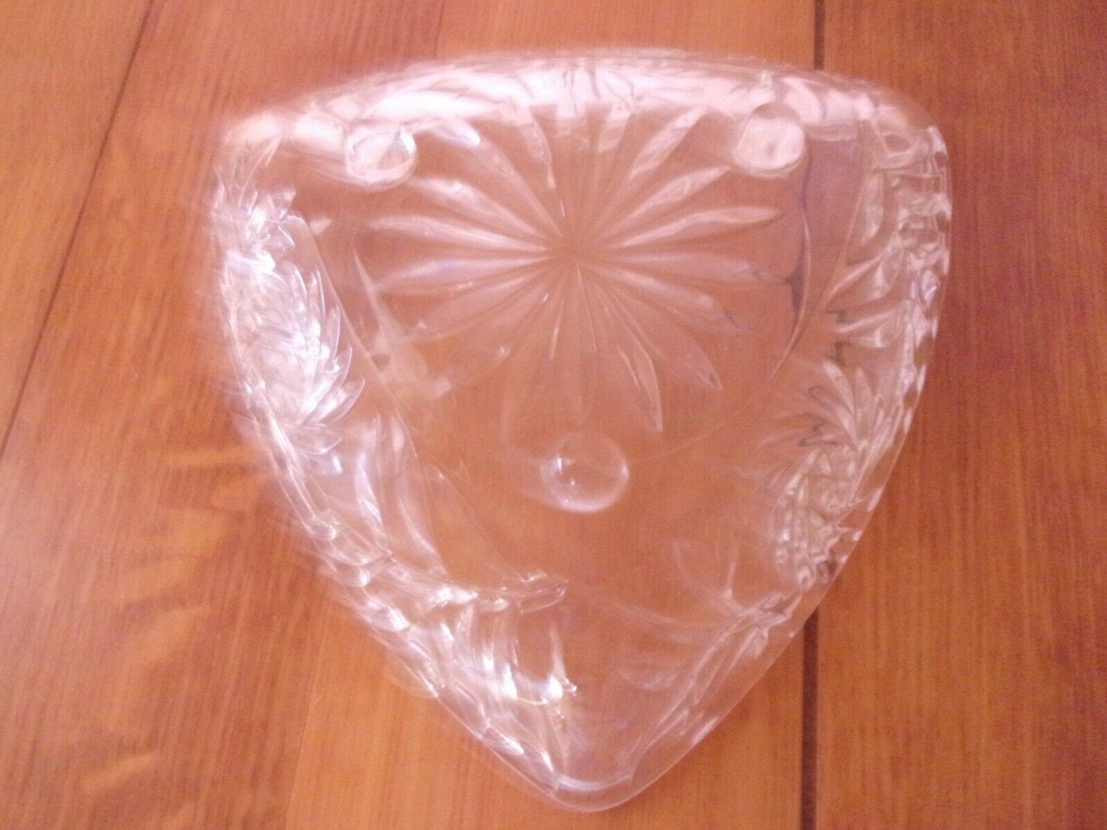 Vintage Triangular 3 Footed Cut Glass Nut Candy Dish Pinwheel - Etsy
